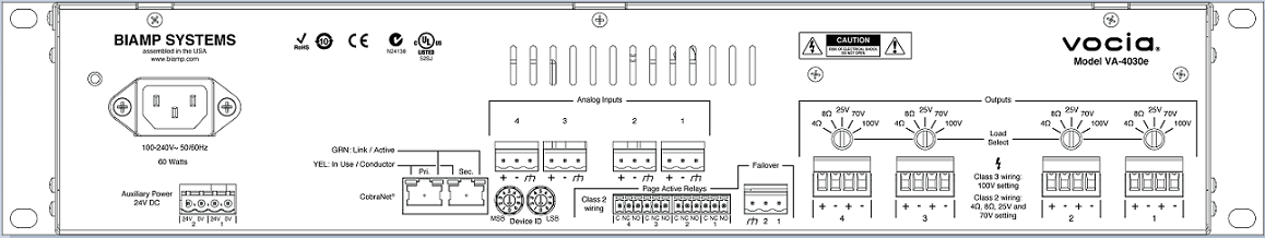 VA-2060 & VA-4030 Hardware