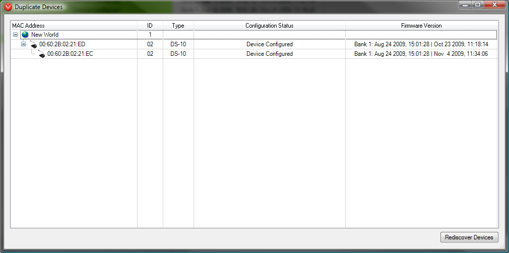 Duplicate Devices
